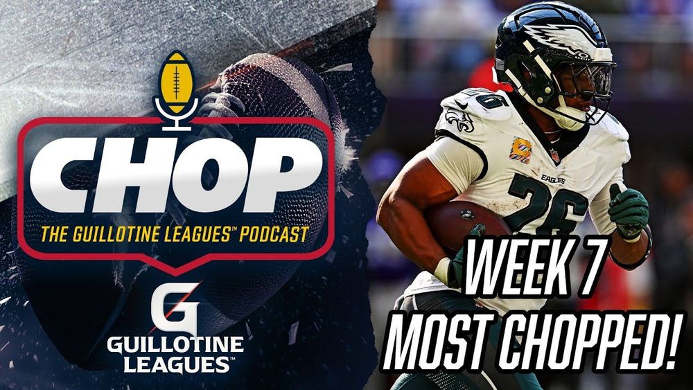 Most Chopped Players in Week 7 Guillotine Leagues™ (and What to Bid on ...