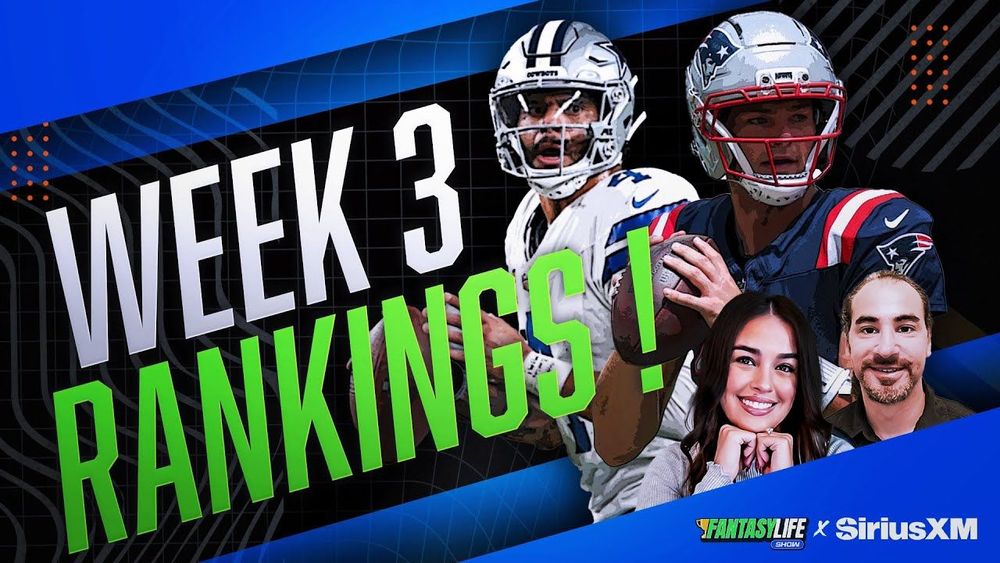 Week 3 Fantasy Football Rankings